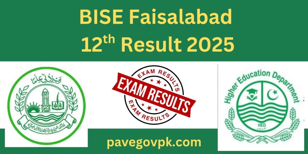 BISE FSD Faisalabad Board 12th Class Result 2025 - bisefsd.edu.pk